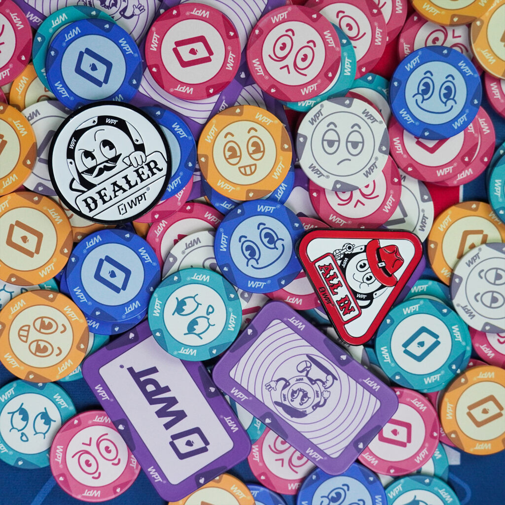 WPT Happy Chip 限量款 500 碼籌碼套組 - 無面額版（含桌布） - WPT TAIWAN
